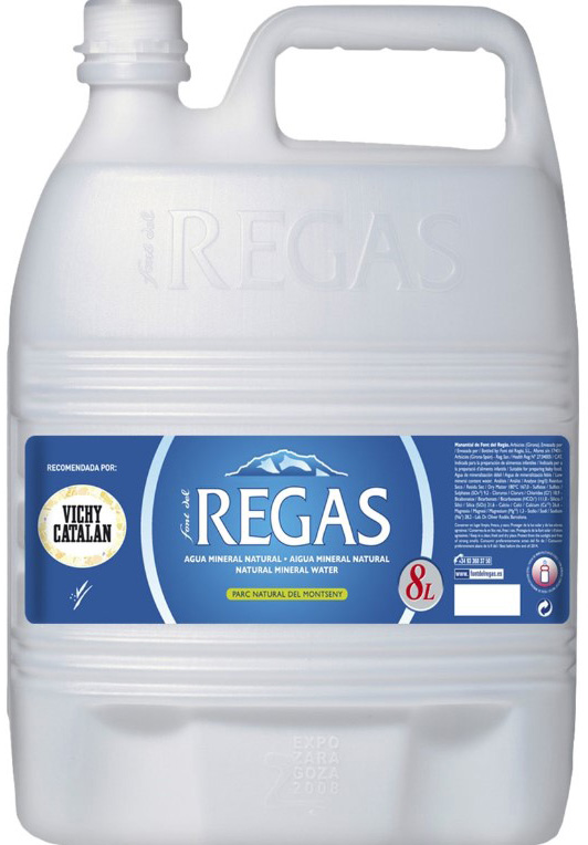Agua mineral FONT REGAS AGUA MINERAL NATURAL: detalles y precios del ...