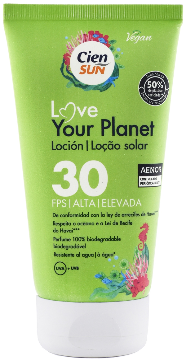 Test y Opiniones CIEN (LIDL) LOVE YOUR PLANET SPF30 LOCIÓN | OCU