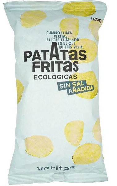 Características de VERITAS Patatas fritas sin sal añadida