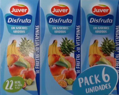 DISFRUTA-JUVER 10 FRUTAS + 10 VITAMINAS | OCU