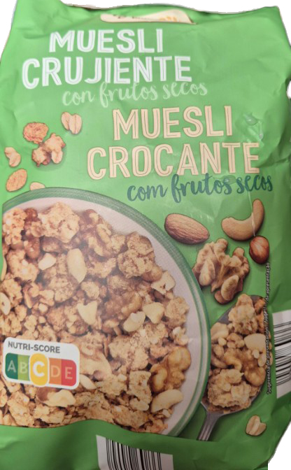 GOLDEN BRIDGE (ALDI) MUESLI CRUJIENTE CON FRUTOS SECOS : análisis y ...