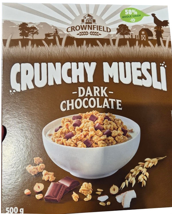 CROWNFIELD (LIDL) CRUNCHY MUESLI - CHOCOLATE NEGRO : análisis y ...