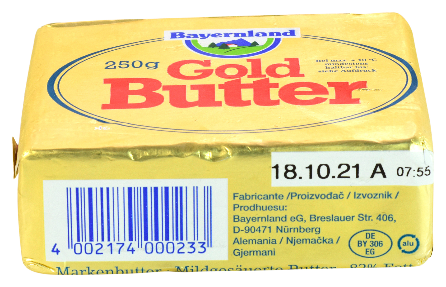 BAYERNLAND GOLD BUTTER: todos los detalles y precios