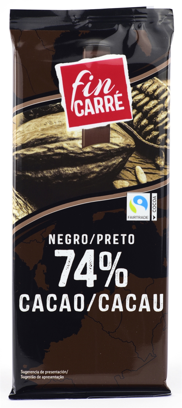 FIN CARRÉ (LIDL) CHOCOLATE NEGRO 74% | OCU
