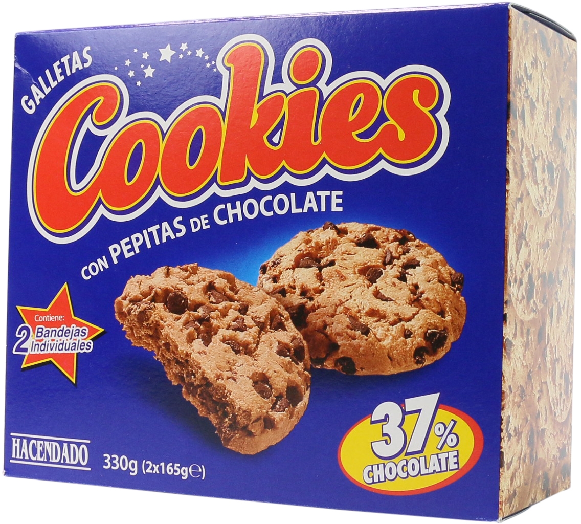 HACENDADO (MERCADONA) COOKIES.: valor nutricional