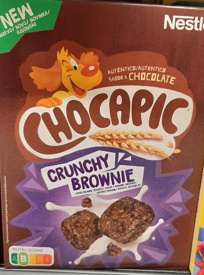 NESTLÉ CHOCAPIC CRUNCHY BROWNIE : análisis y opiniones | OCU