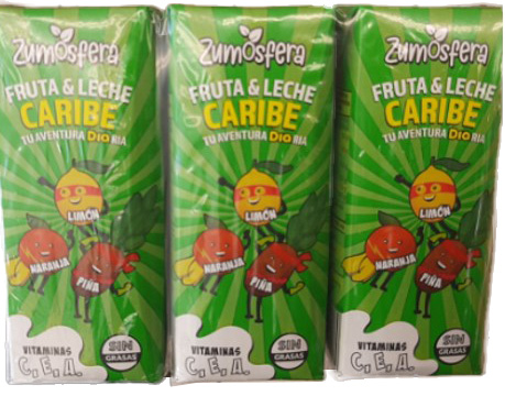 ZUMOSFERA (DIA) FRUTA & LECHE CARIBE | OCU