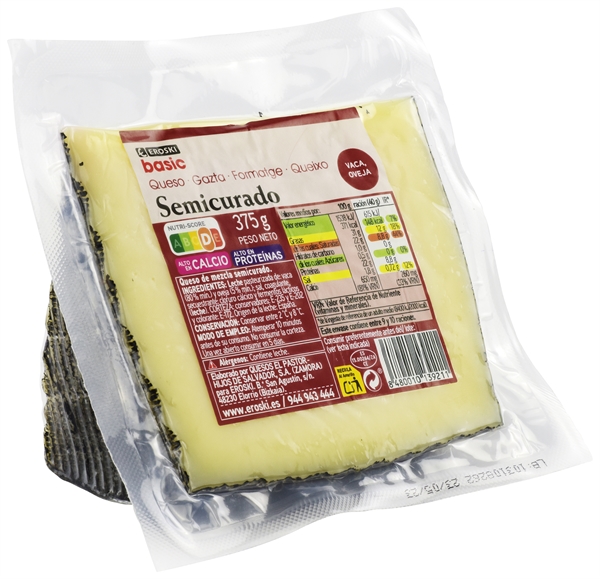 EROSKI BASIC QUESO SEMICURADO 2026| OCU