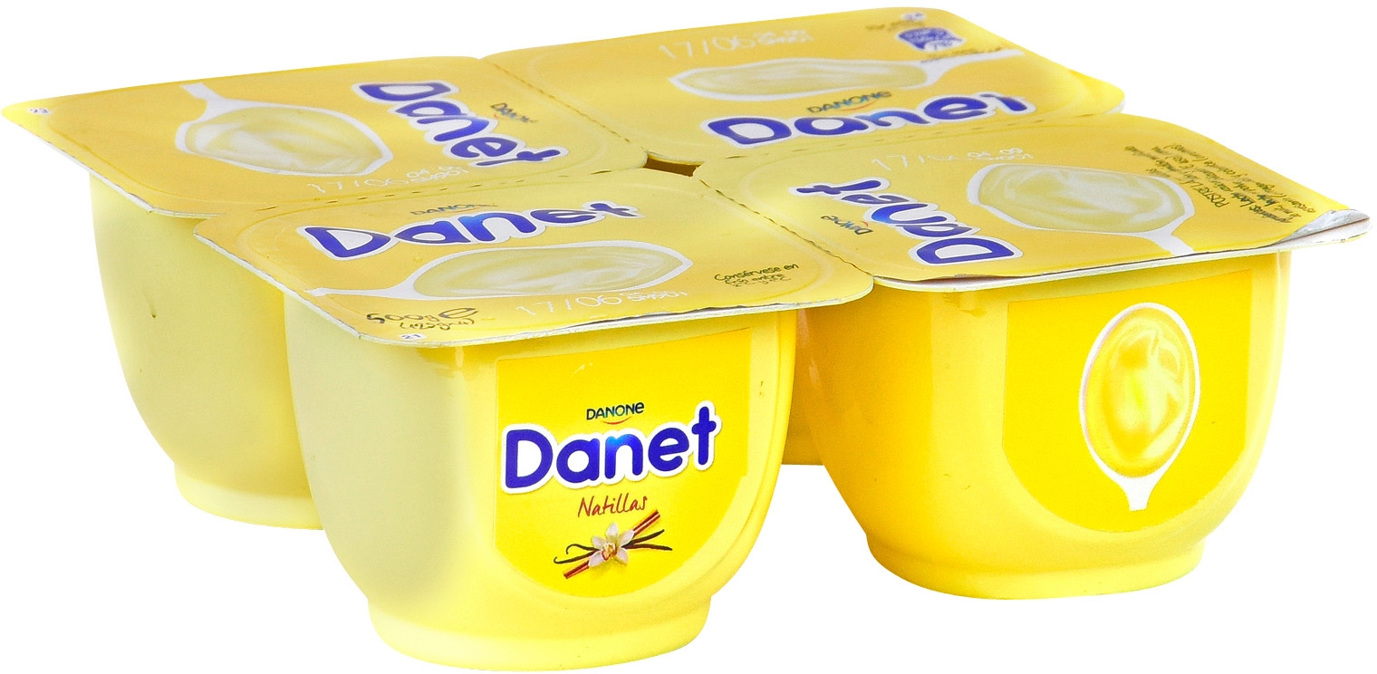 DANET (DANONE) NATILLAS.: valor nutricional