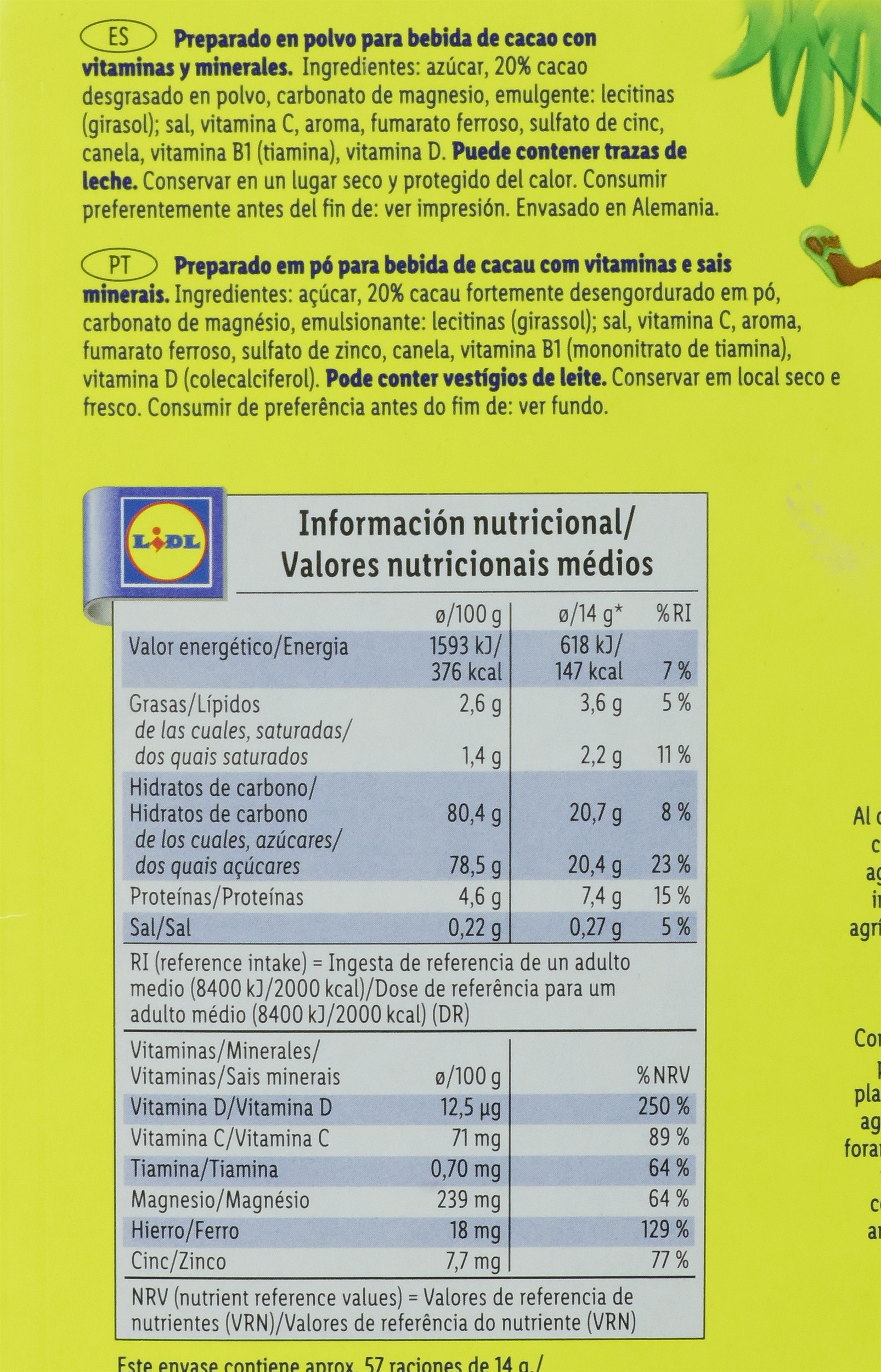 GOODY CAO (LIDL) Instantáneo. | OCU