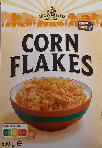 CROWNFIELD (LIDL) CORN FLAKES : análisis y opiniones | OCU