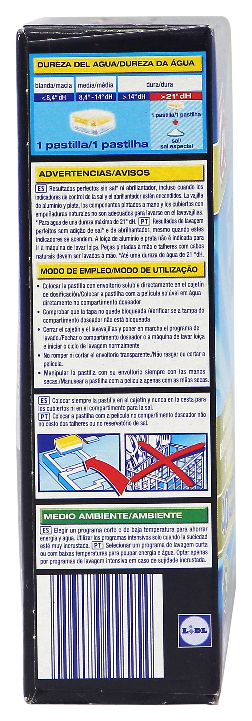 W5 (LIDL) PASTILLAS LAVAVAJILLAS TODO EN 1 Detergente | OCU