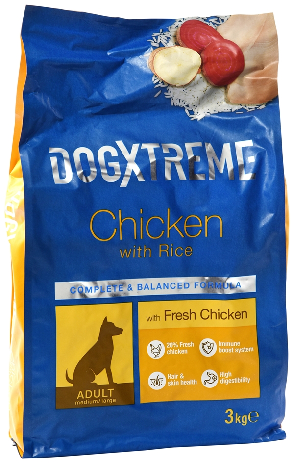 DOGXTREME ADULTO - CHICKEN WITH RICE : análisis y opiniones | OCU